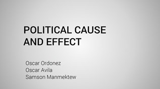 Political cause and effect at emaze Presentation
