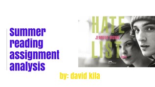 Summer Reading Analysis at emaze Presentation