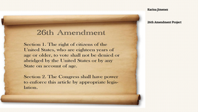 26th Amendment at emaze Presentation