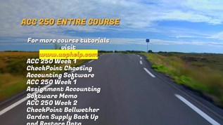 ACC 250- uop Course Tutorialuophelp at emaze Presentation