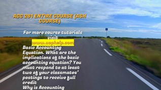 ACC 281 -ASH Course Tutorialuophelp at emaze Presentation