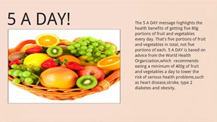 5 A day!The 5 A DAY at emaze Presentation