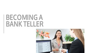 becoming a bank teller at emaze Presentation