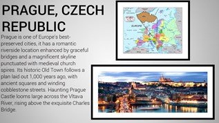 Prague, Czech at emaze Presentation