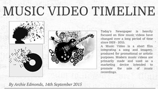 Music Video Timeline at emaze Presentation