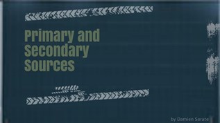 Primary and Secondary Sources at emaze Presentation