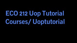 ECO 212 Uop Tutorial Courses Uoptutorial at emaze Presentation