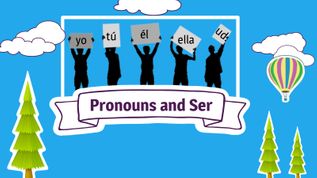 Pronouns and Ser at emaze Presentation