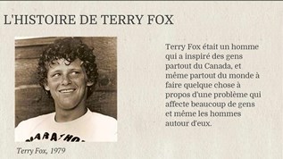 L'Histoire de Terry Fox at emaze Presentation