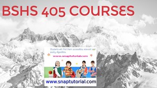 BSHS 405 COURSES SNAPTUTORIAL at emaze Presentation