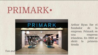 primark Tom and at emaze Presentation