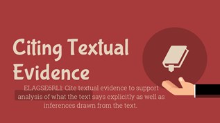 Citing Textual Evidence at emaze Presentation