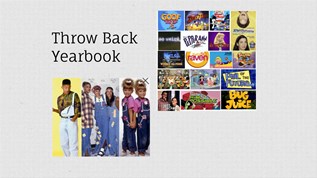Throw Back Yearbook at emaze Presentation