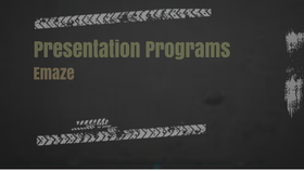 Presentation Program at emaze Presentation