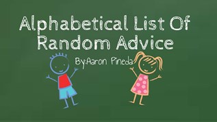 Alphabetical List Of at emaze Presentation