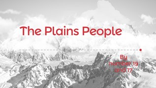 The Plains People at emaze Presentation