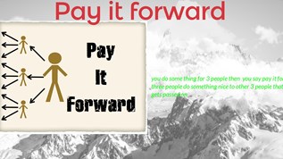 PAY IT FORWARD at emaze Presentation