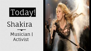 Shakira at emaze Presentation