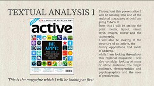 Textual analysis at emaze Presentation