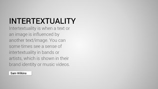 Oasis and The Beatles Intertextuality at emaze Presentation