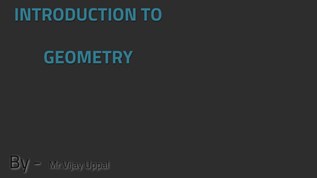 INTRODUCTION TO GEOMETRY at emaze Presentation