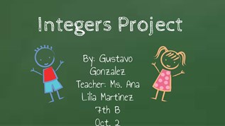 Integers Project at emaze Presentation