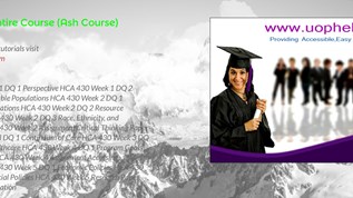 HCA 430 ASH Course Tutorial uophelp at emaze Presentation