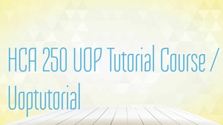 HCA 250 UOP Tutorial Course Uoptutorial at emaze Presentation