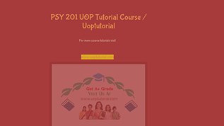 PSY 201 UOP Tutorial Course Uoptutorial at emaze Presentation