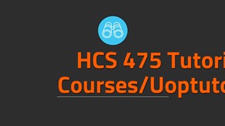 HCS 475 Tutorial CoursesUoptutorial at emaze Presentation