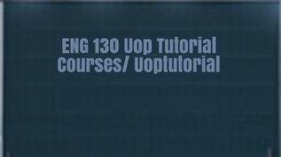 ENG 130 Uop Tutorial Courses Uoptutorial at emaze Presentation