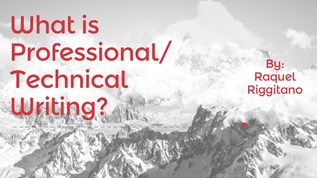 Technical Writing at emaze Presentation