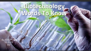 Biotechnology Words at emaze Presentation