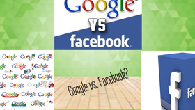 Google vs facebook at emaze Presentation