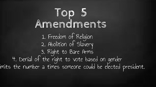 Top 5 Amendments at emaze Presentation