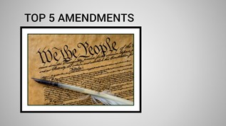 TOP 5 AMENDMENTS at emaze Presentation