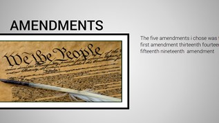 5 amendments at emaze Presentation