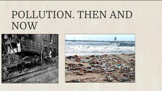 pollution. then and at emaze Presentation