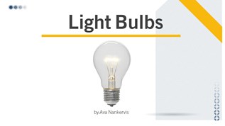 Light Bulbs at emaze Presentation