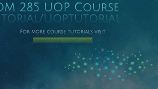 COM 285 UOP Course TutorialUoptutorial at emaze Presentation