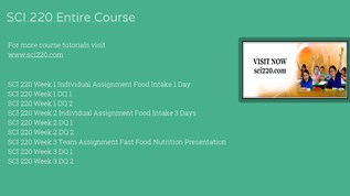 SCI 220 Courses - sci220dotcom at emaze Presentation
