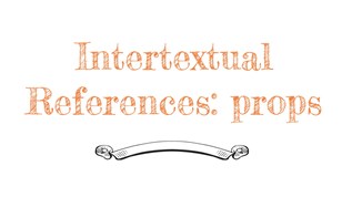 Intertextual references props at emaze Presentation