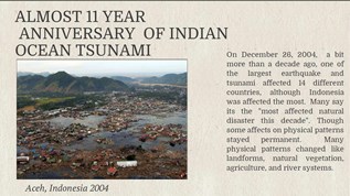Indian Ocean Tsunami at emaze Presentation