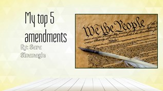 My top 5 amendments at emaze Presentation