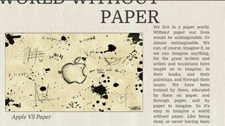 THE WORLD WITHOUT PAPER at emaze Presentation