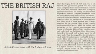 The British Raj at emaze Presentation