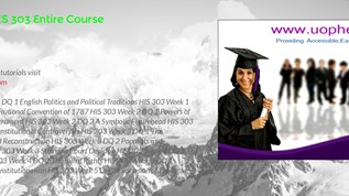 HIS 303 ASH Course Tutorial uophelp at emaze Presentation