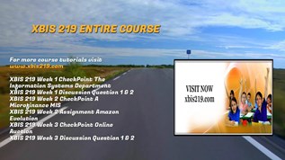 XBIS 219 UOP Courses xbis219dotcom at emaze Presentation