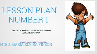 LESSON PLAN NUMBER 1 at emaze Presentation