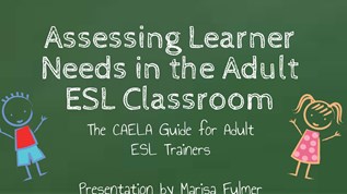 Adult ESL learners assessing needs at emaze Presentation